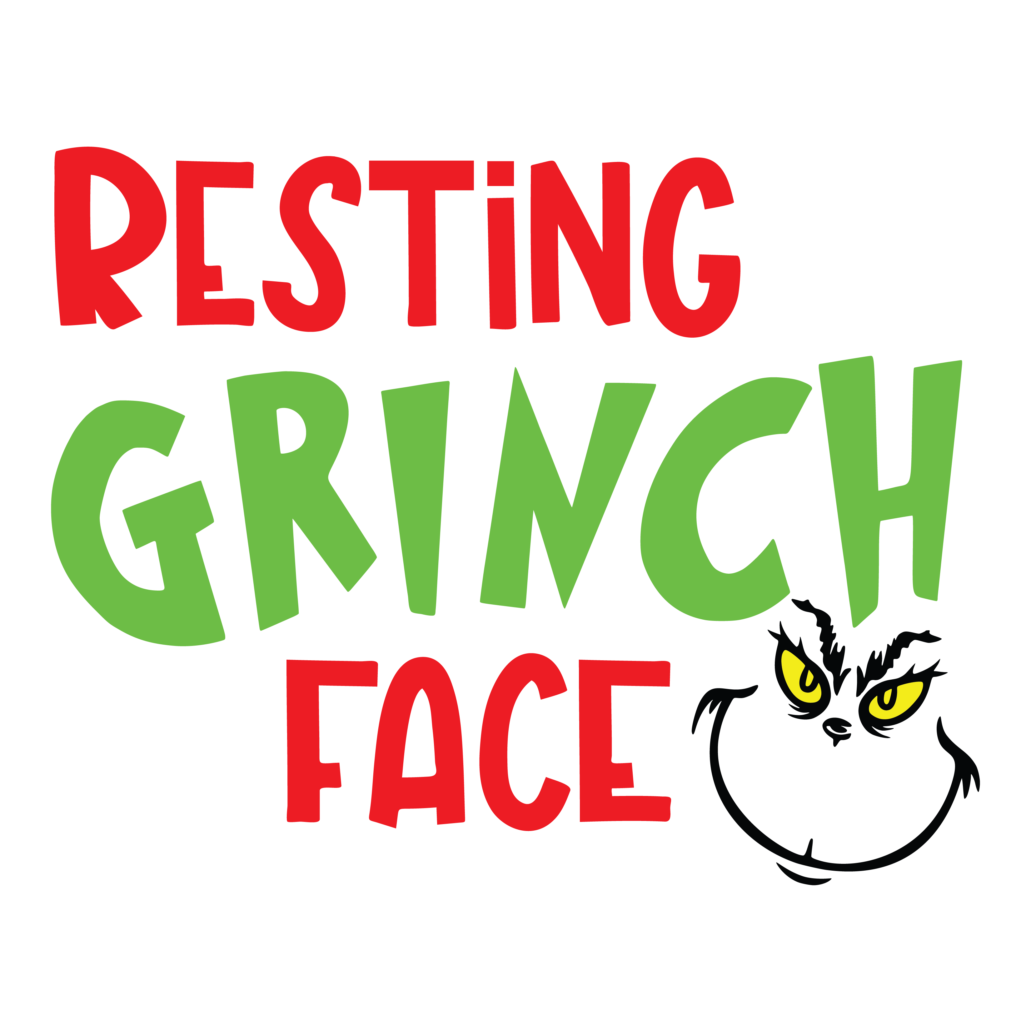 Resting grinch face Svg, The Grinch Christmas Svg, The Grinc | Inspire ...