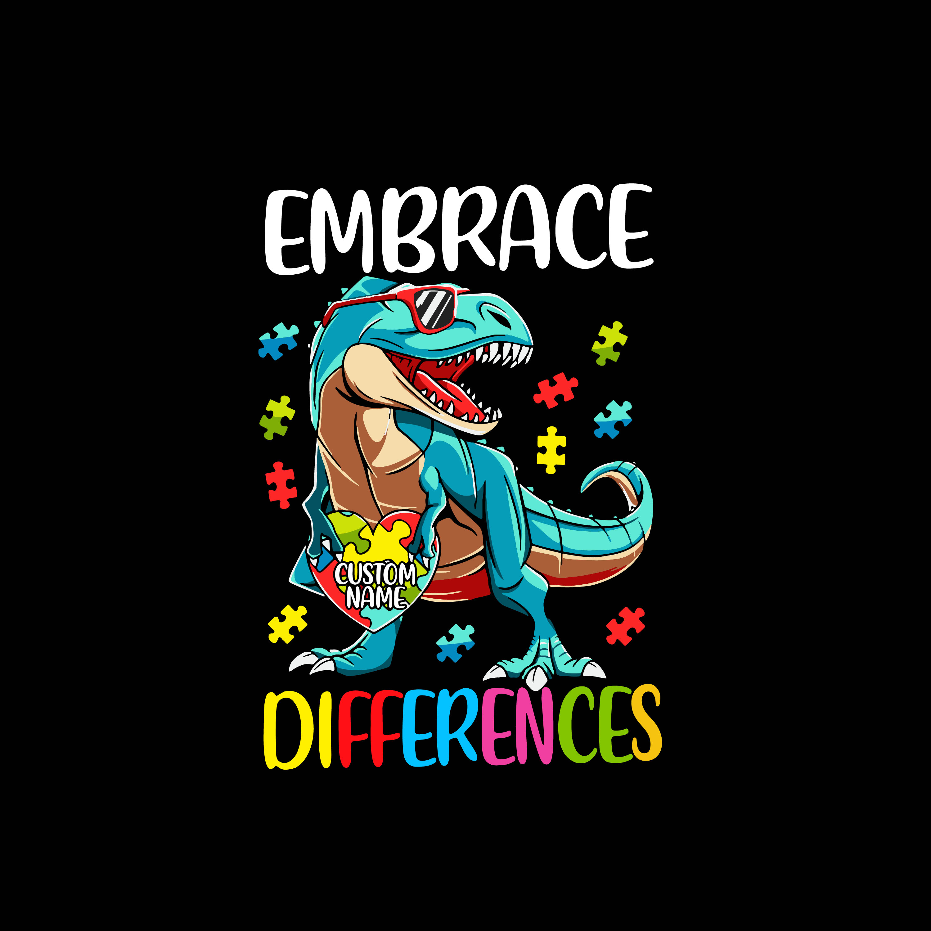 Embrace Differences Autism Svg, Autism Svg, Awareness Svg, A | Inspire ...