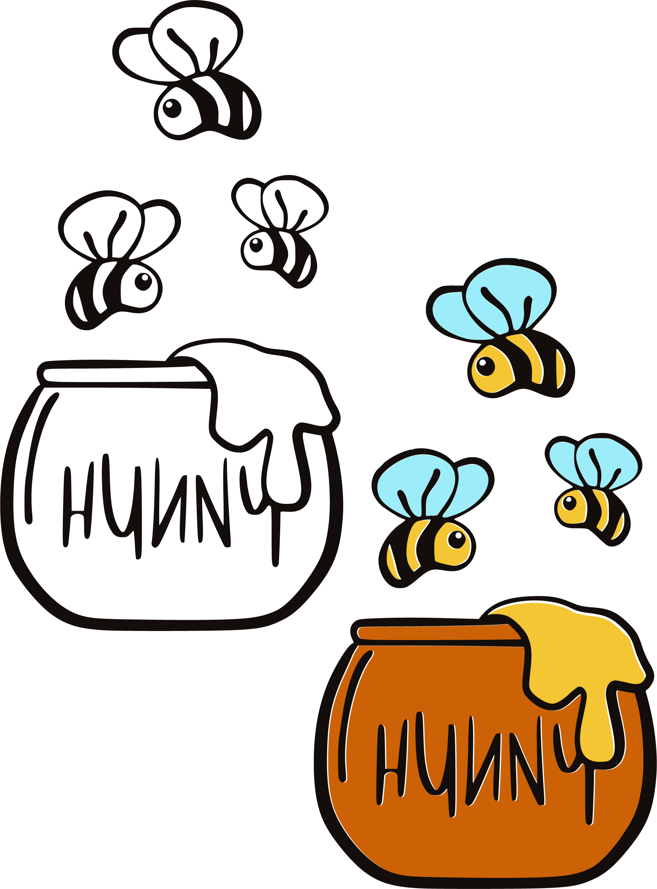 Bee Honey Pot Winnie The Pooh Svg, Winnie the pooh Png, Pooh | Inspire ...