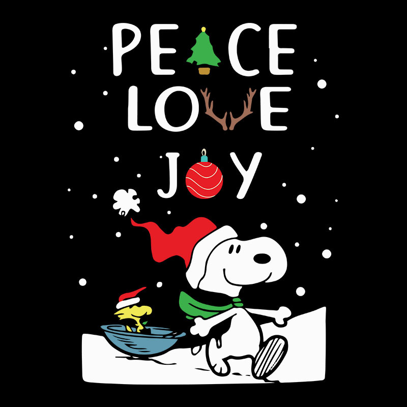 Peace Love Joy Svg, Peanuts Snoopy Christmas Svg, Christmas | Inspire ...