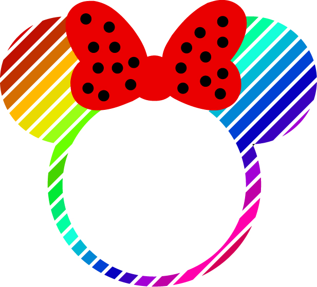 Circle Minnie Lined head Svg, Disney Mickey Mouse Svg, Micke | Inspire ...