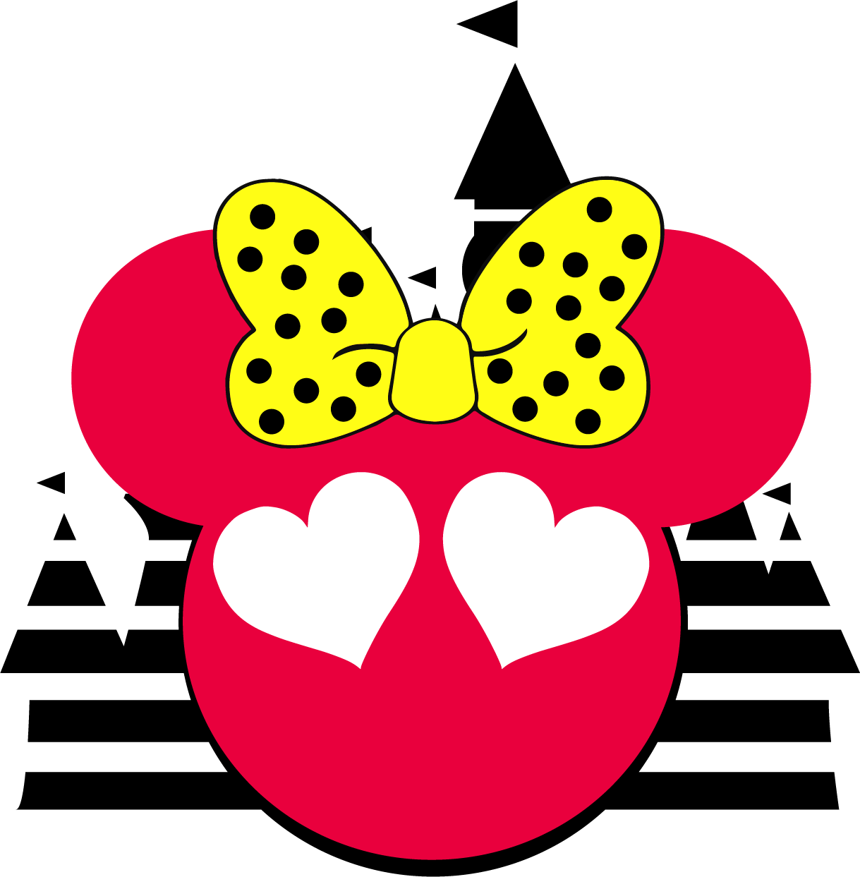 Disney Mouse castle Svg, Mickey minine Svg, Mickey heat Svg, | Inspire ...