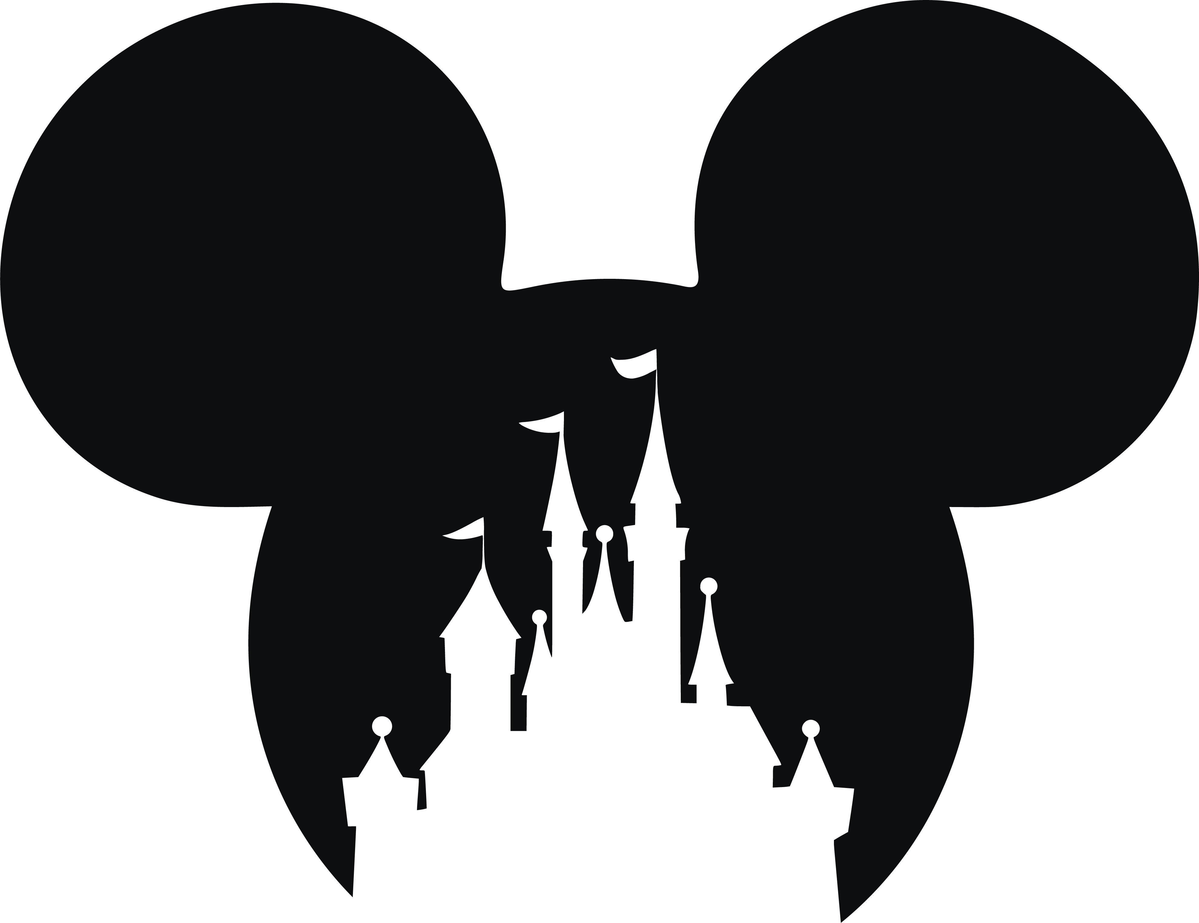 Mickey Mouse Head Castle Svg, Mickey Head Svg, Disney Svg, D - Inspire ...