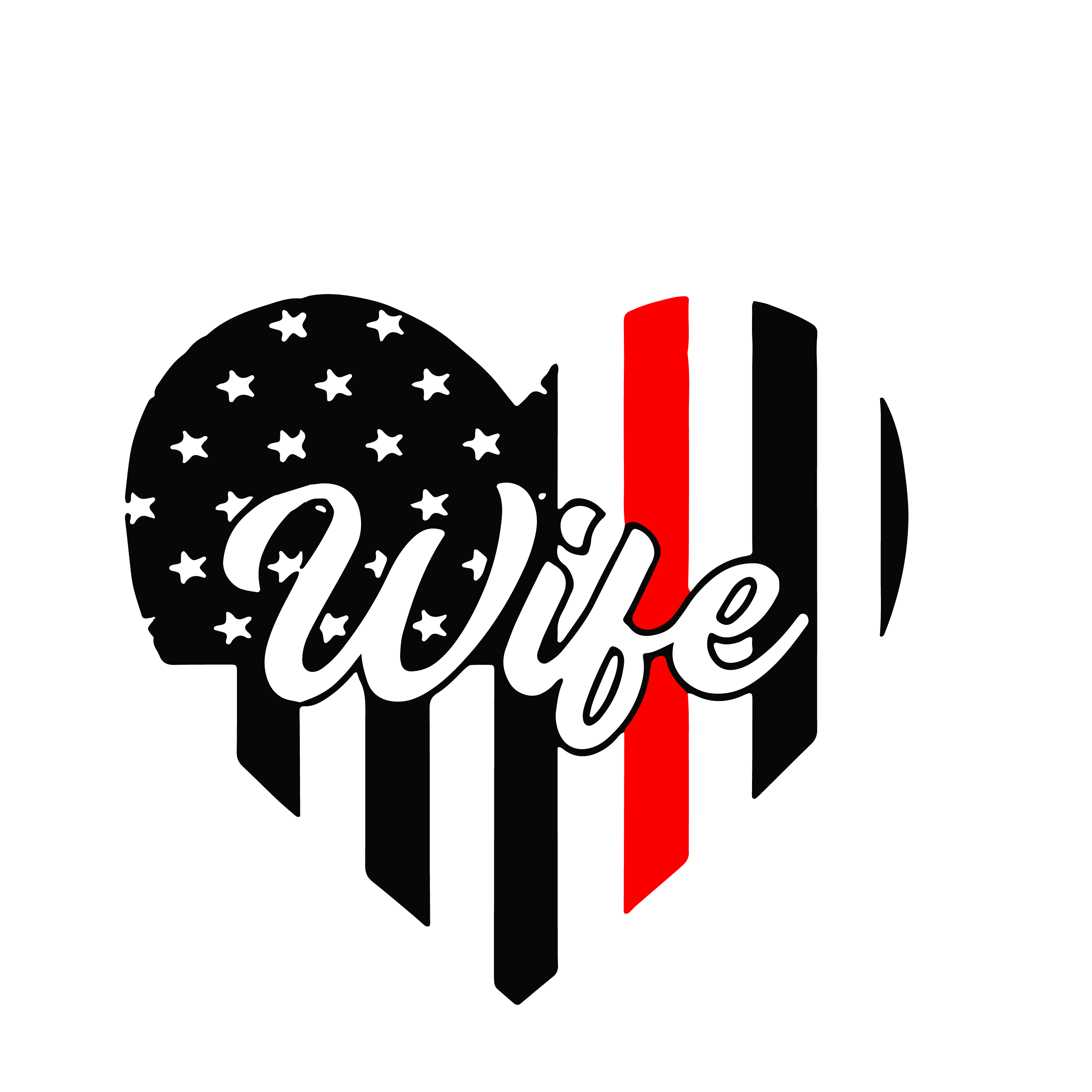 Firefighter heart svg, American Flag Heart Svg, Firefighter - Inspire ...