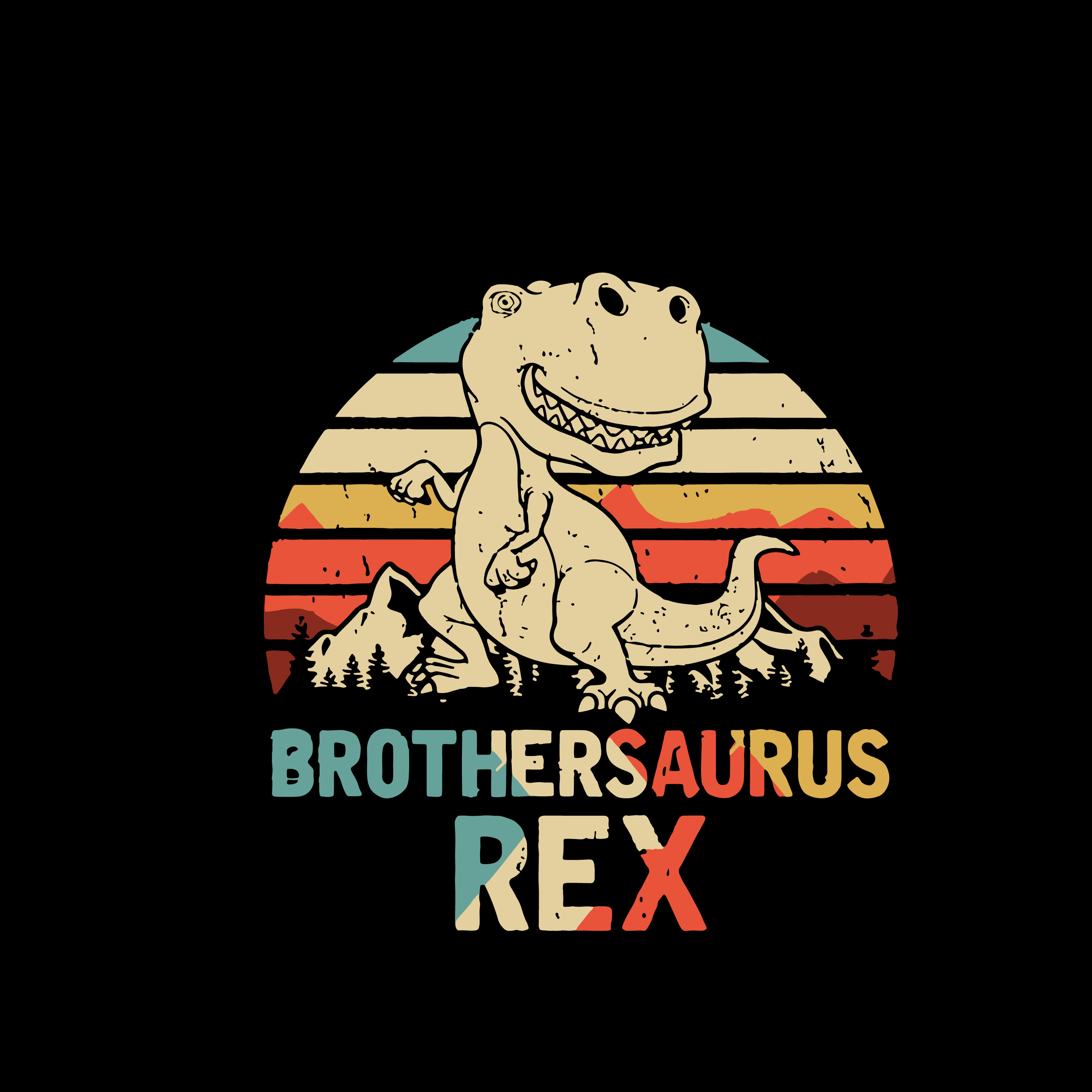 Brothersaurus Rex Svg, Brothersaurus Svg, T Rex Dinosaur Svg | Inspire ...