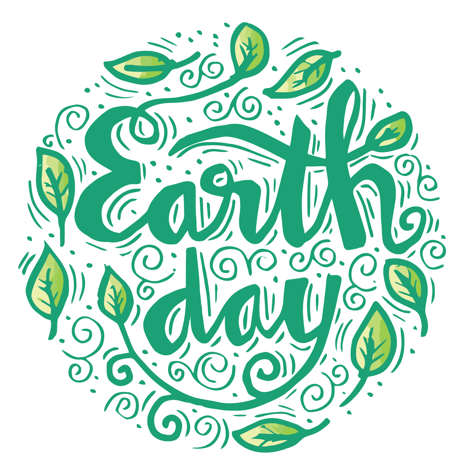 Earth Day Svg, Happy Earth Day Svg, Blue circle typography e | Inspire ...