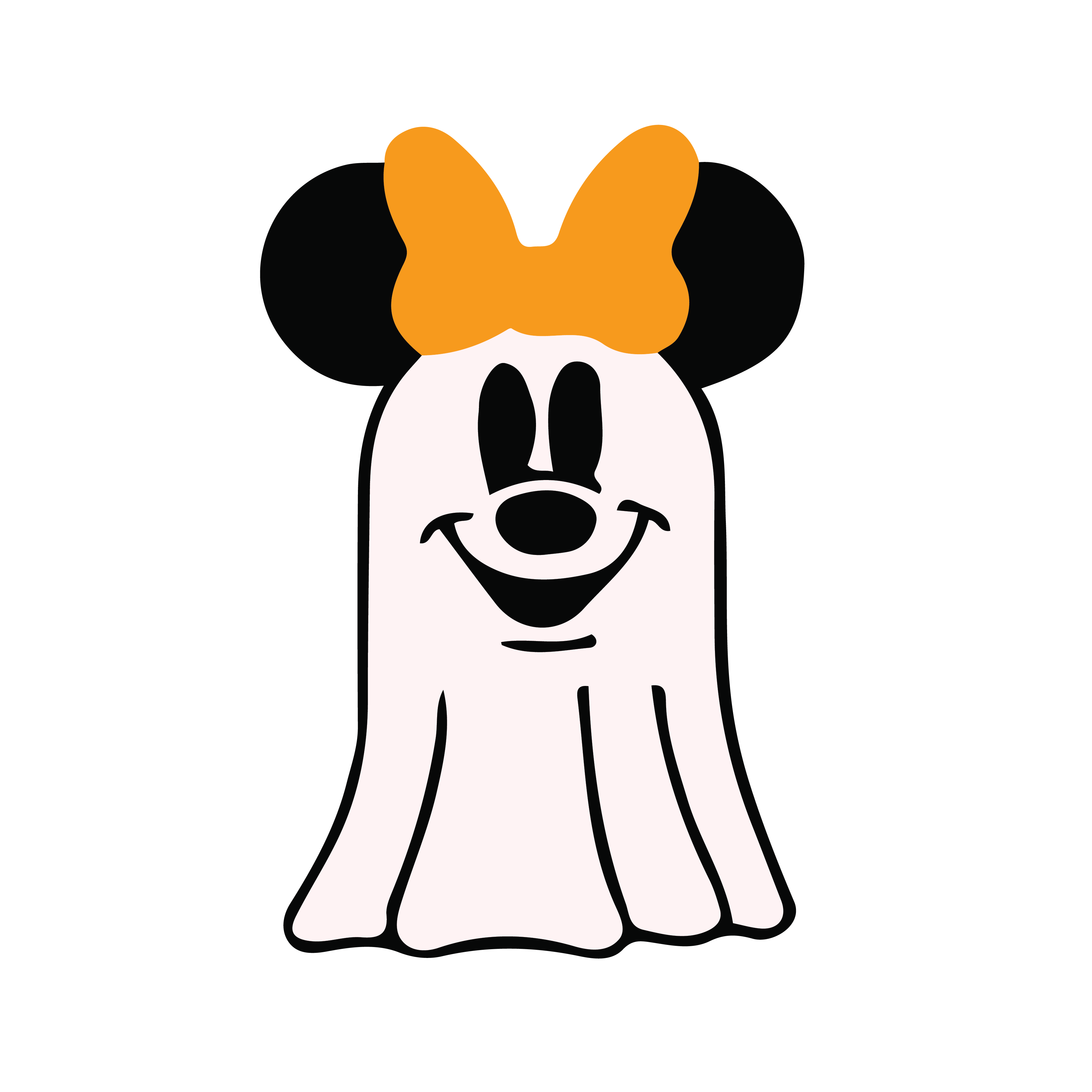 Mickey Mouse and Minnie Mouse Ghost SVG, Halloween Mickey SV | Inspire ...