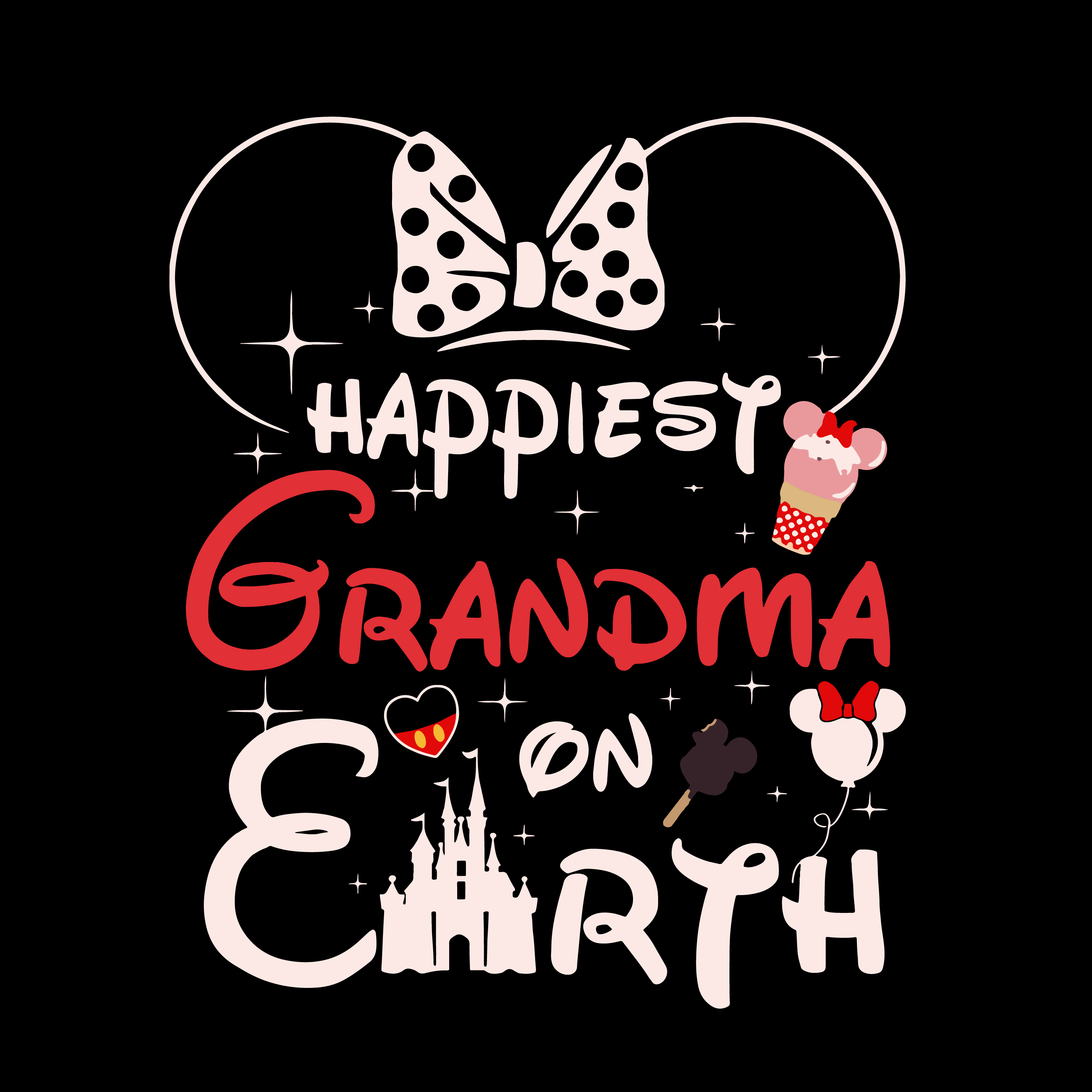 Happiest Grandma On Earth Svg, Disney Grandma Svg, Mothers D | Inspire ...