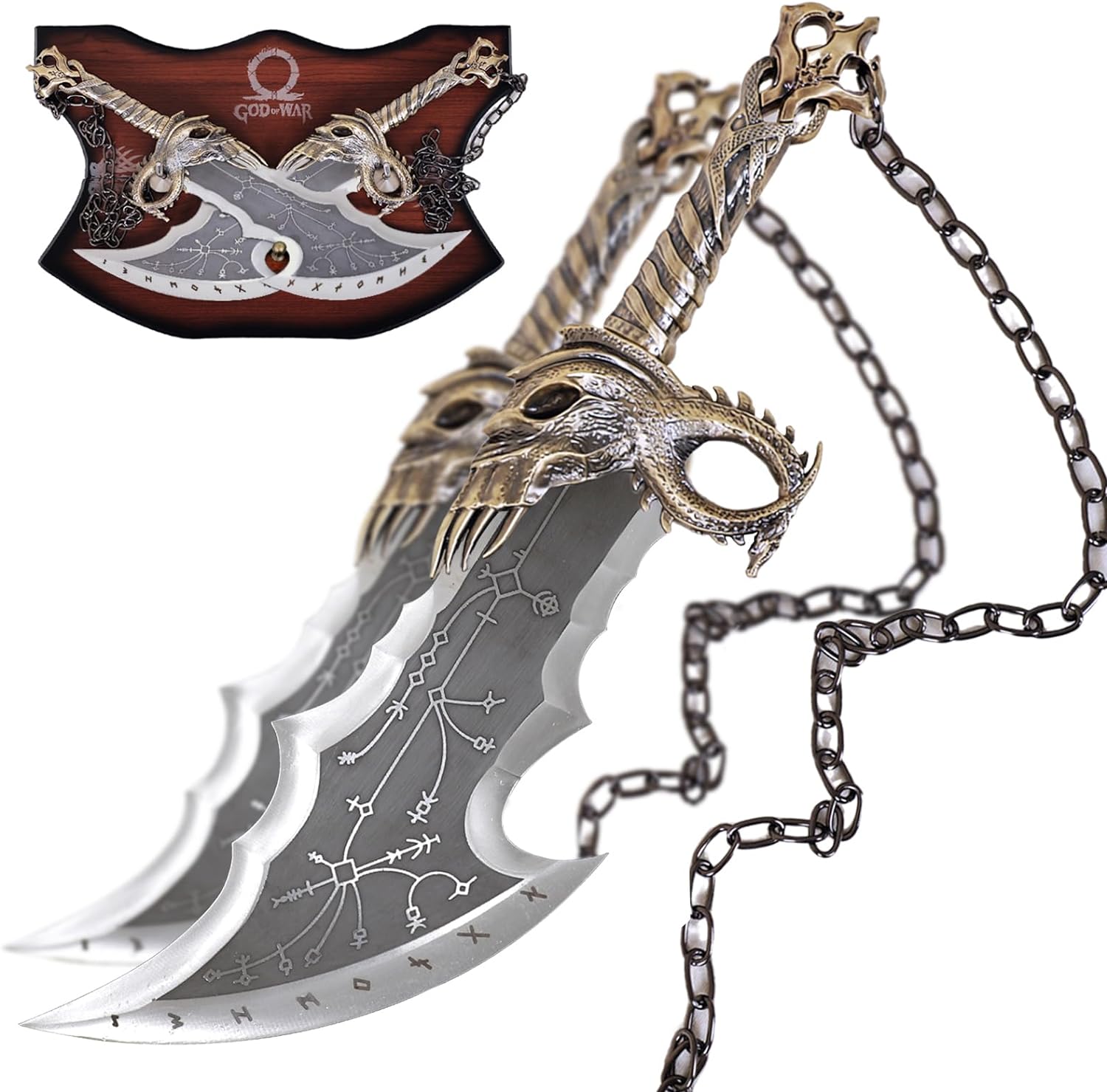 God of War,Kratos Blades of Chaos Real Full Metal,21inch Sta | Inspire ...