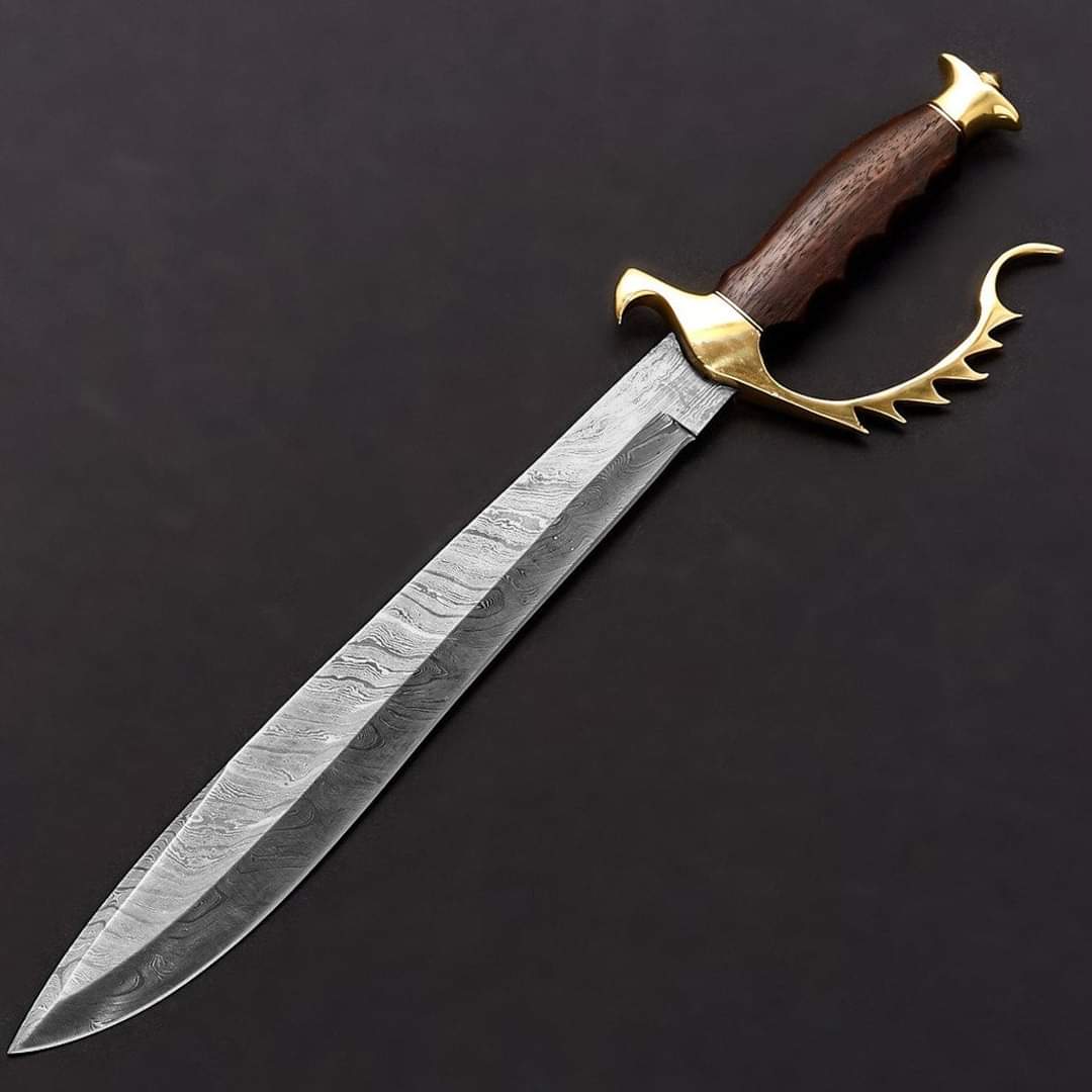 Tempered Real Hamon Handmade Battle Ready. Steel Talwar Swor | Inspire ...