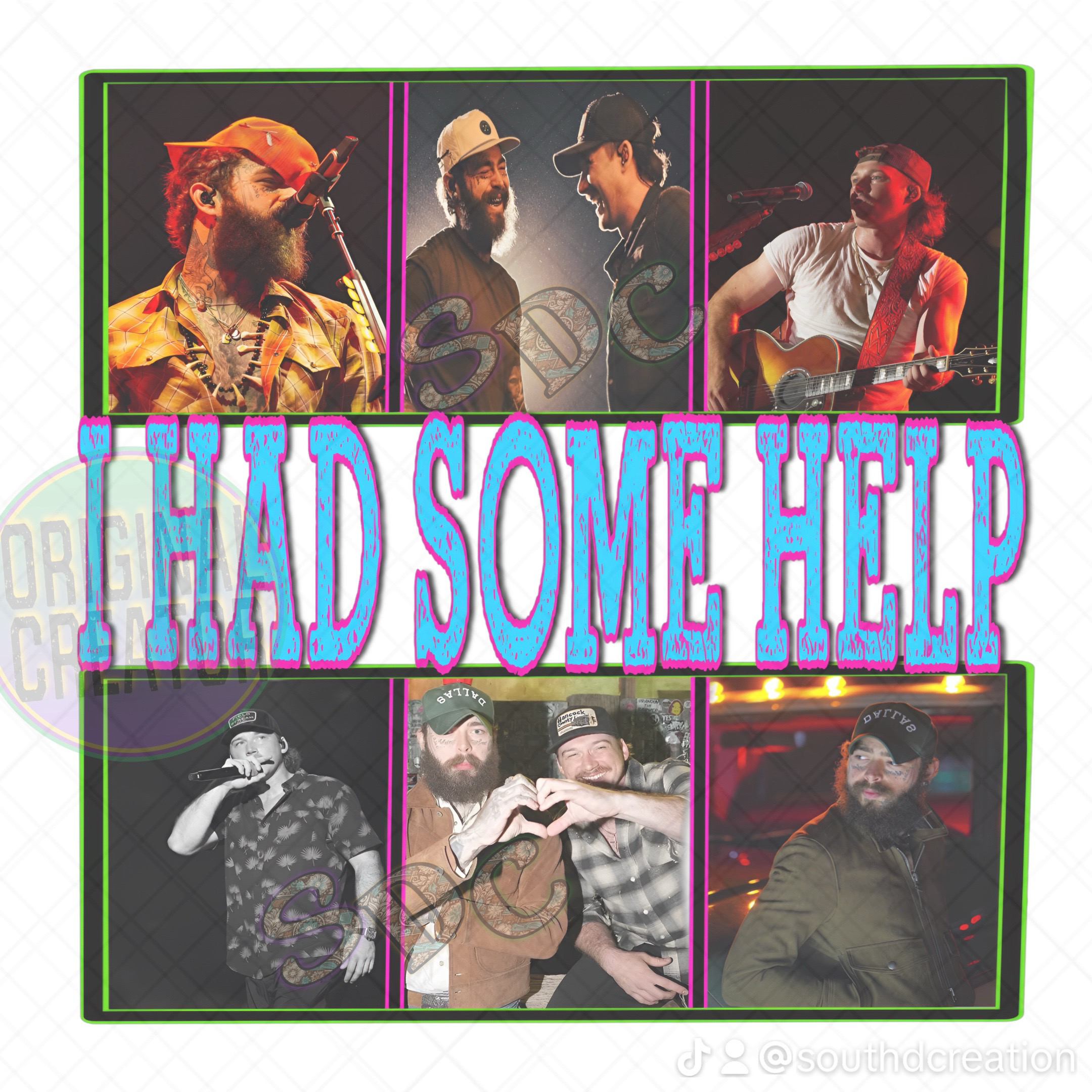 I HAD SOME HELP POST MALONE MORGAN WALLEN PUNCHY SUBLIMATION | Inspire ...