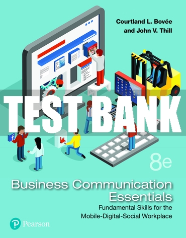 Test Bank For Business Communication Essentials: Fundamental | Inspire ...