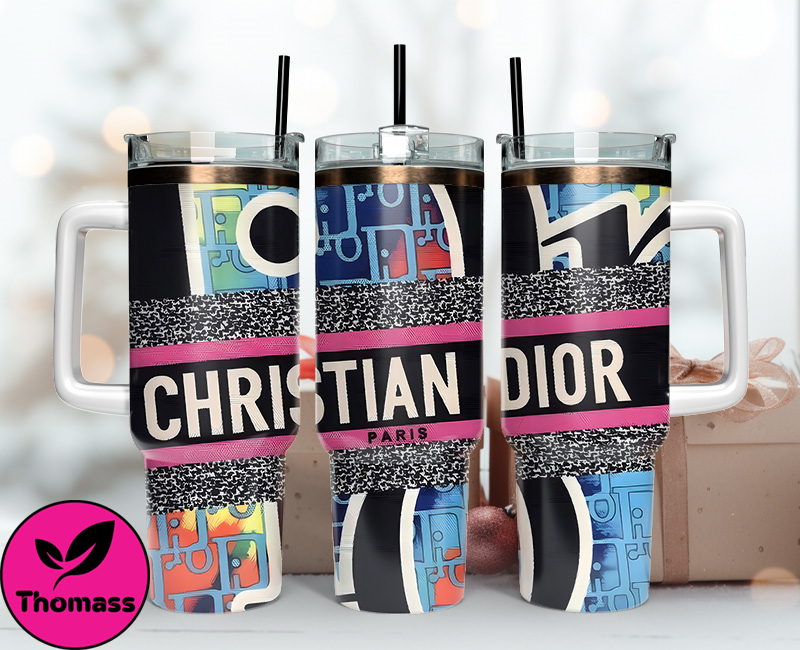 Dior Tumbler Wrap, Dior Logo, Luxury Tumbler 40oz Tumbler Wr | Inspire ...