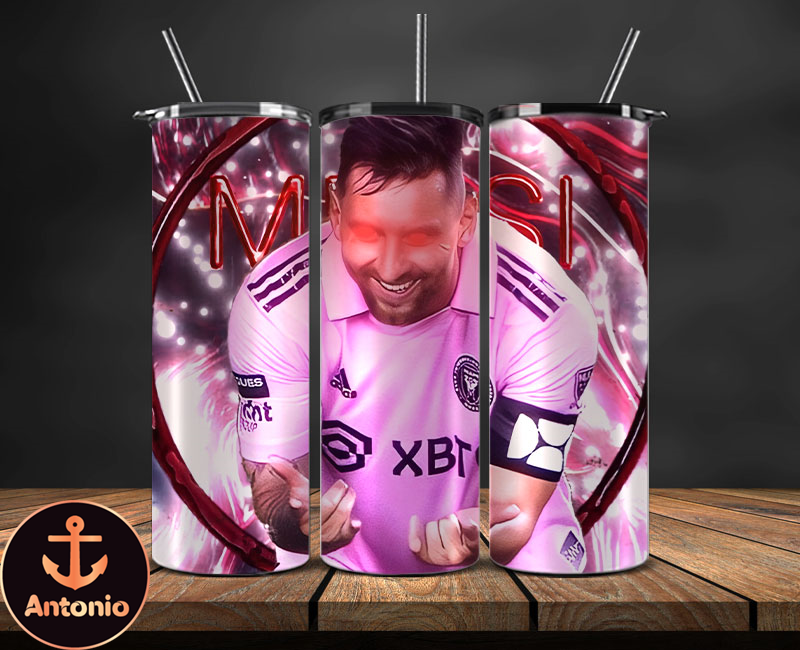 Lionel Messi Tumbler Wrap ,Messi Skinny Tumbler Wrap PNG 09 | Inspire ...