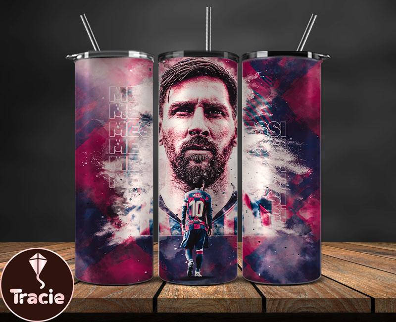 Lionel Messi Tumbler Wrap ,Messi Skinny Tumbler Wrap PNG 41 - Inspire ...