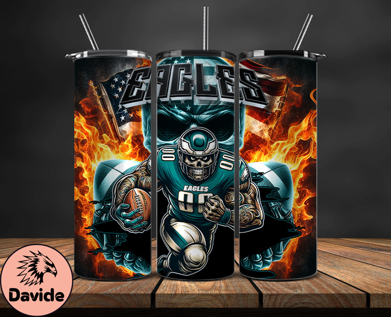 Philadelphia Eagles Fire Tumbler Wraps, ,Nfl Png,Nfl Teams, | Inspire ...