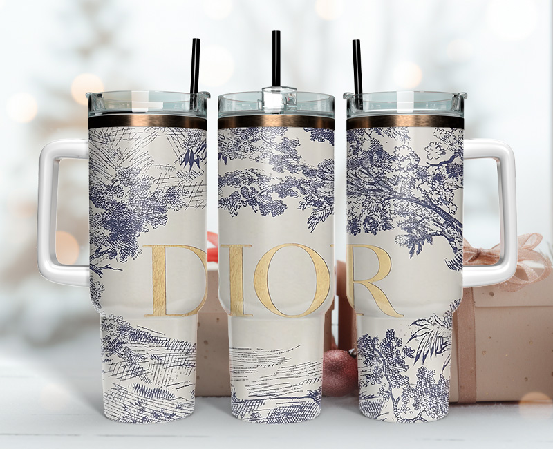 Dior Tumbler Wrap, Dior Logo, Luxury Tumbler 40oz Tumbler Wr | Inspire ...