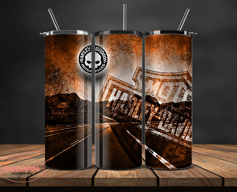 Harley Tumbler Wrap,Harley Davidson PNG, Harley Davidson Log | Inspire ...