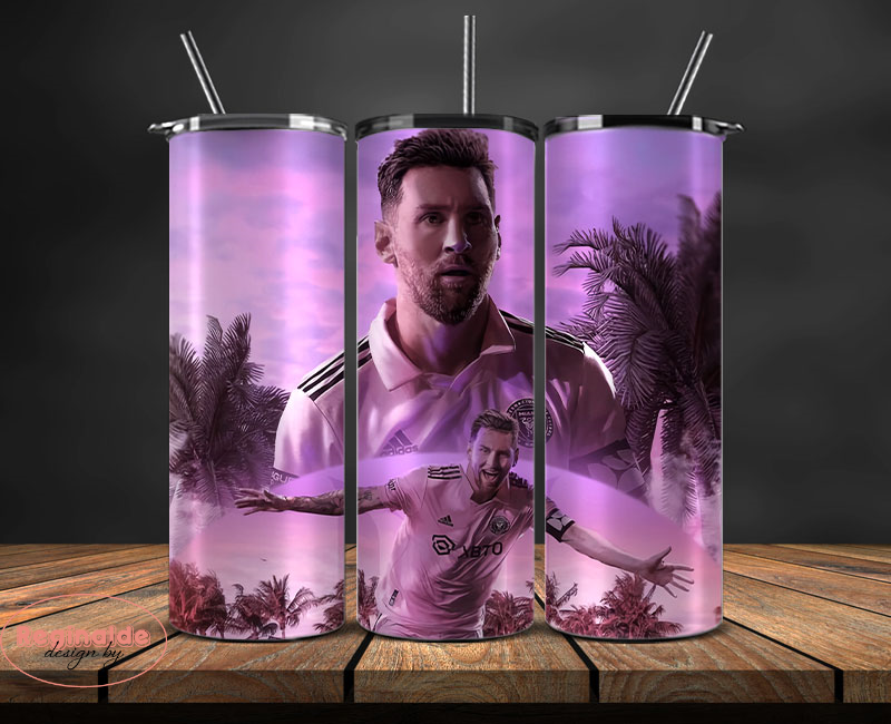 Lionel Messi Tumbler Wrap ,Messi Skinny Tumbler Wrap PNG 03 | Inspire ...