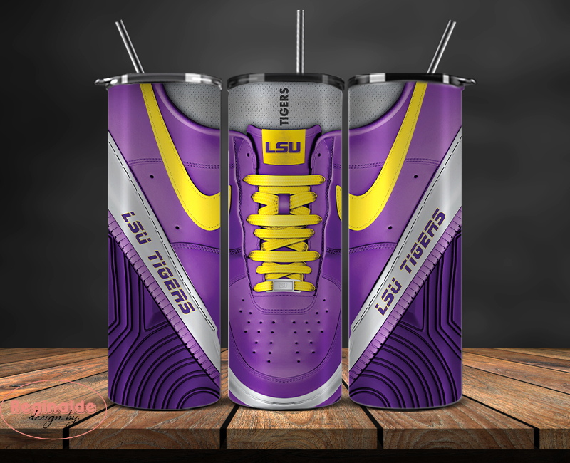 Lsu TigersSneaker Tumbler Wrap , College Sneaker Tumbler Wra | Inspire ...