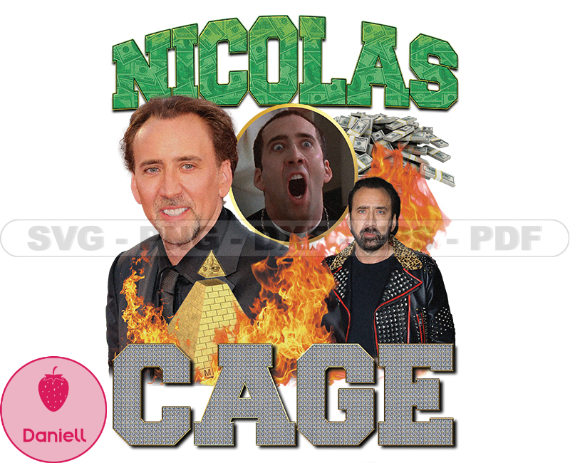 nicolas cage svg - Inspire Uplift