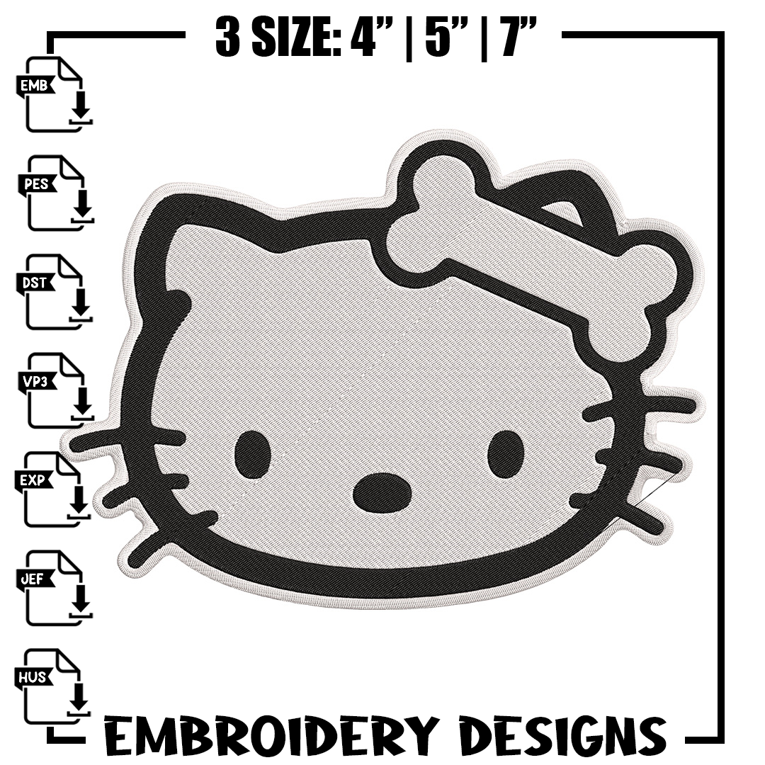 Hello kitty sticker Embroidery Design, Hello kitty Embroider - Inspire ...
