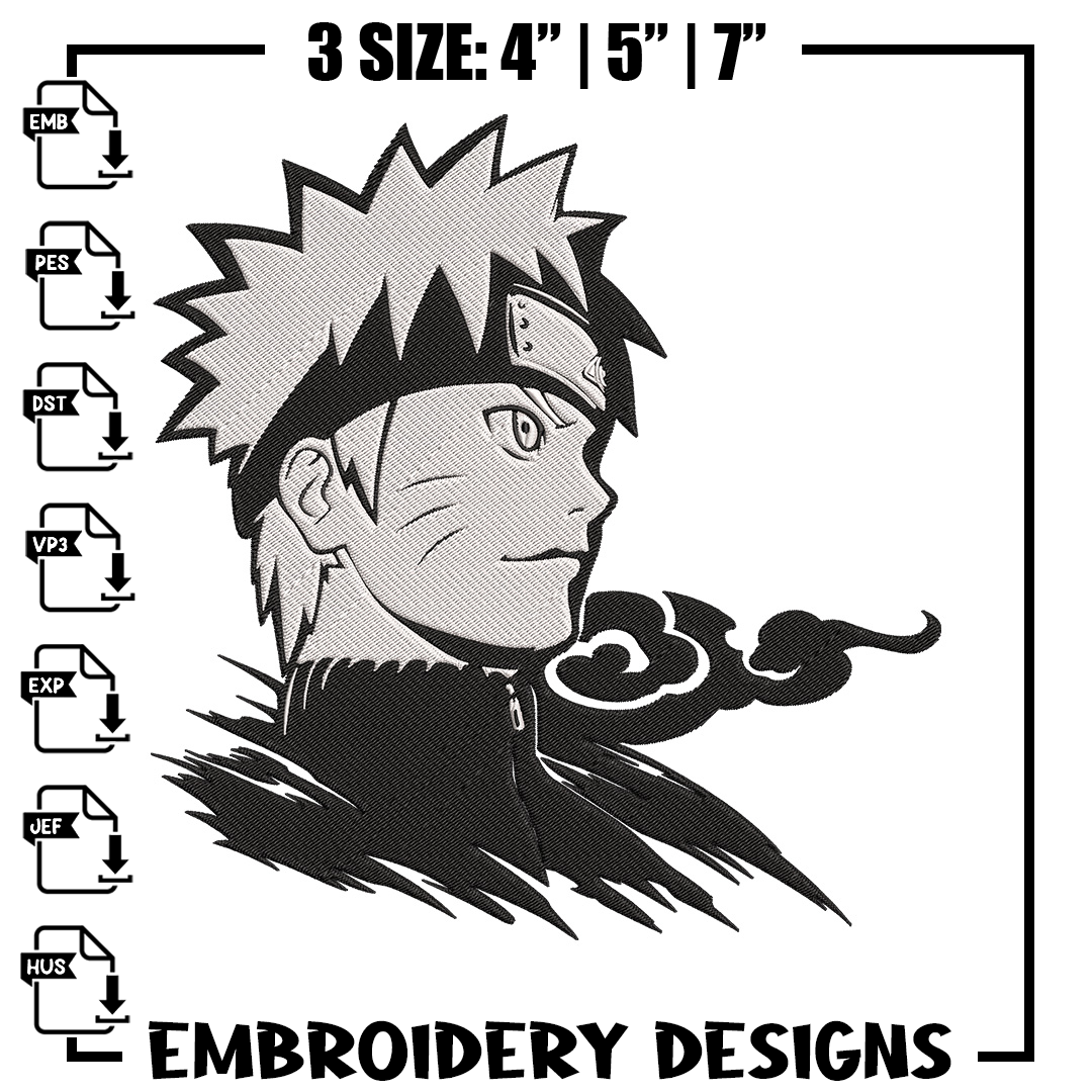 Naruto shippuden Embroidery Design, Naruto Embroidery, Embro | Inspire ...