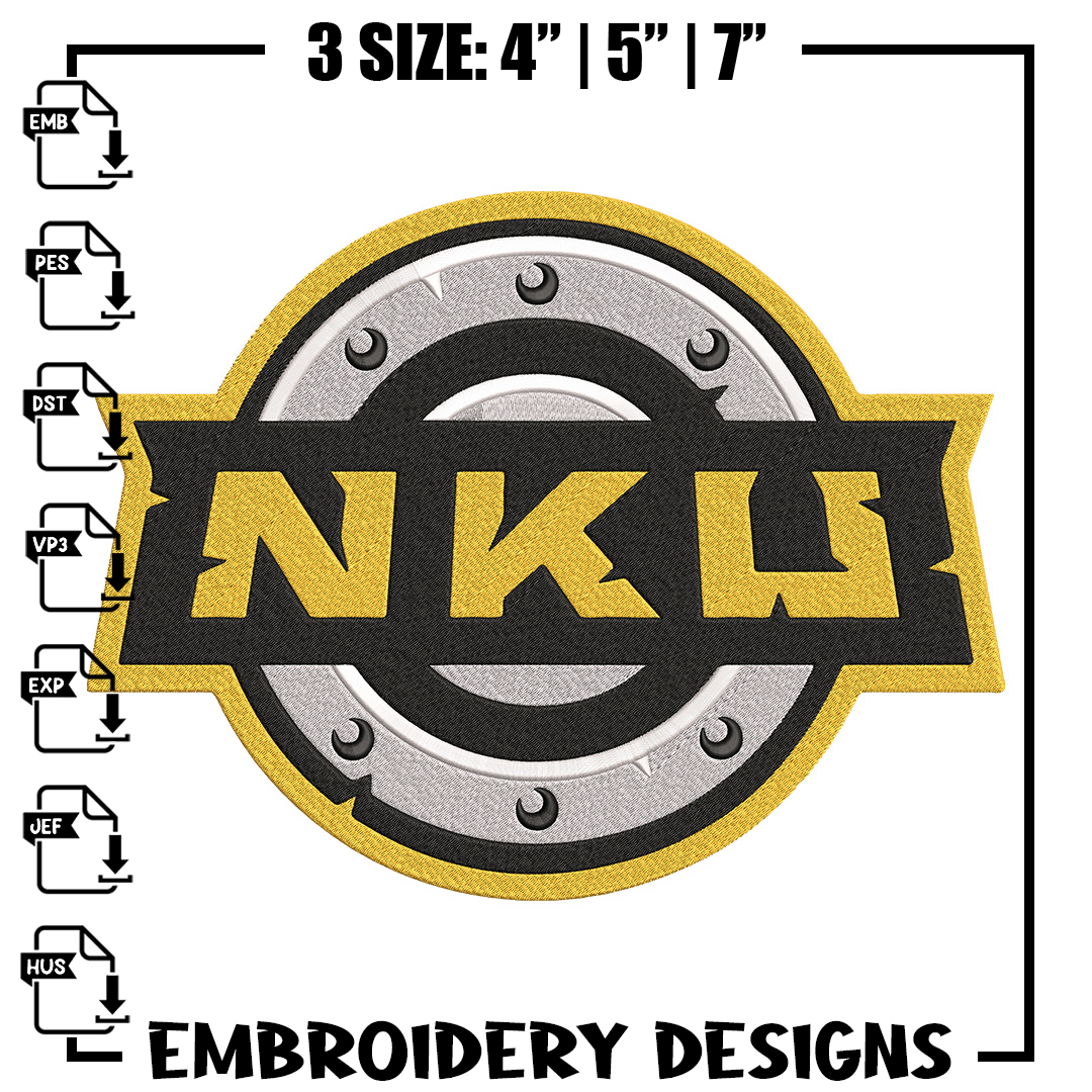 Northern Kentucky logo embroidery design, NCAA embroidery,Sp - Inspire ...