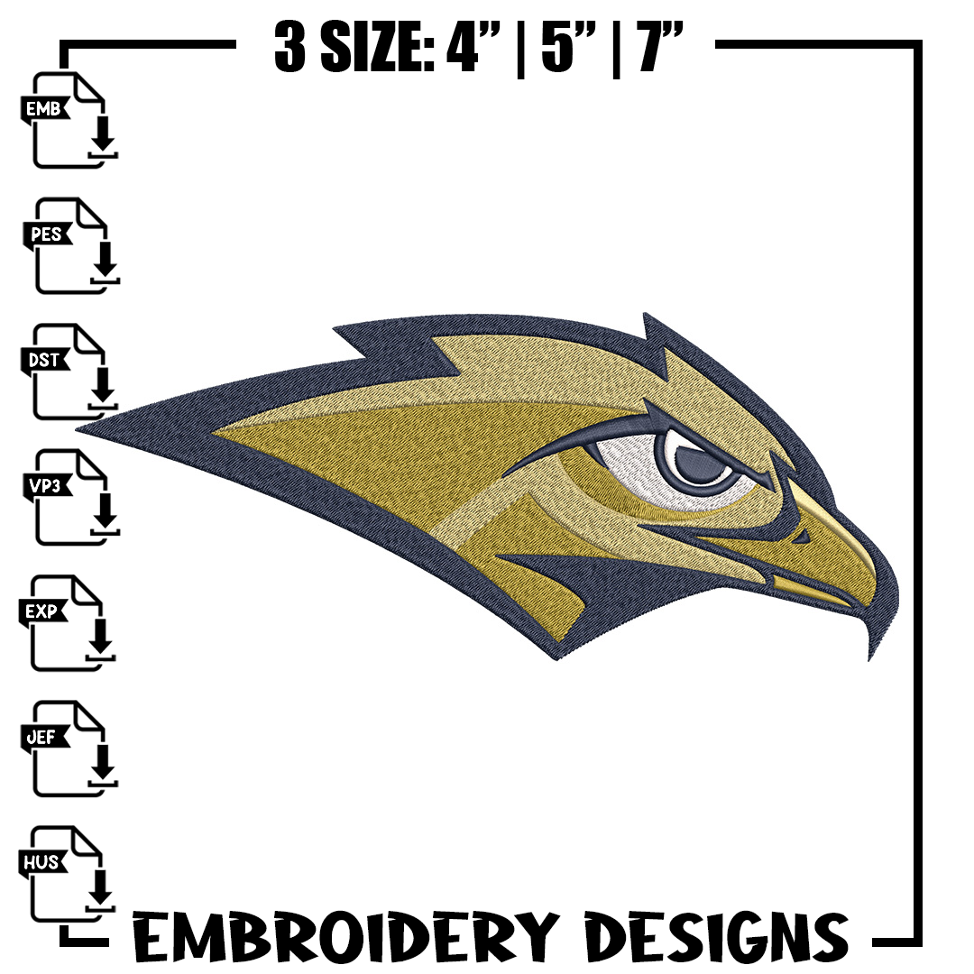 Oral Roberts mascot embroidery design, NCAA embroidery, Embr - Inspire ...