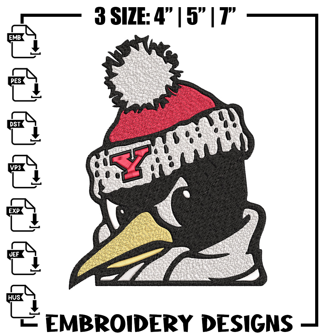 Youngstown State logo embroidery design,NCAA embroidery,Spor - Inspire ...