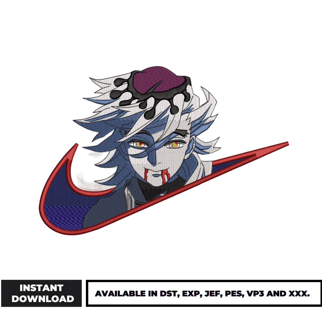 Douma demon slayer nike embroidery design | Inspire Uplift
