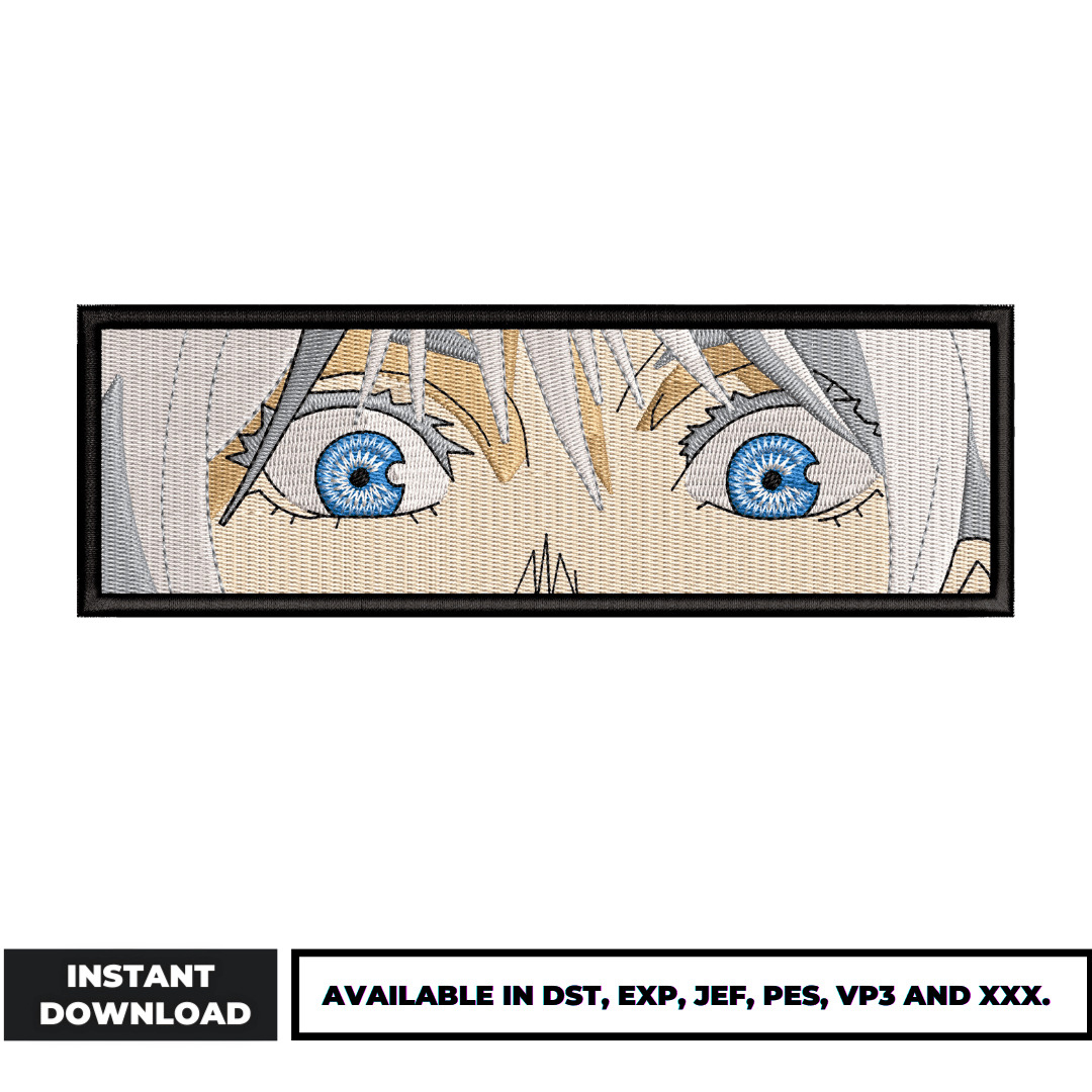 Satoru gojo eyes embroidery design | Inspire Uplift