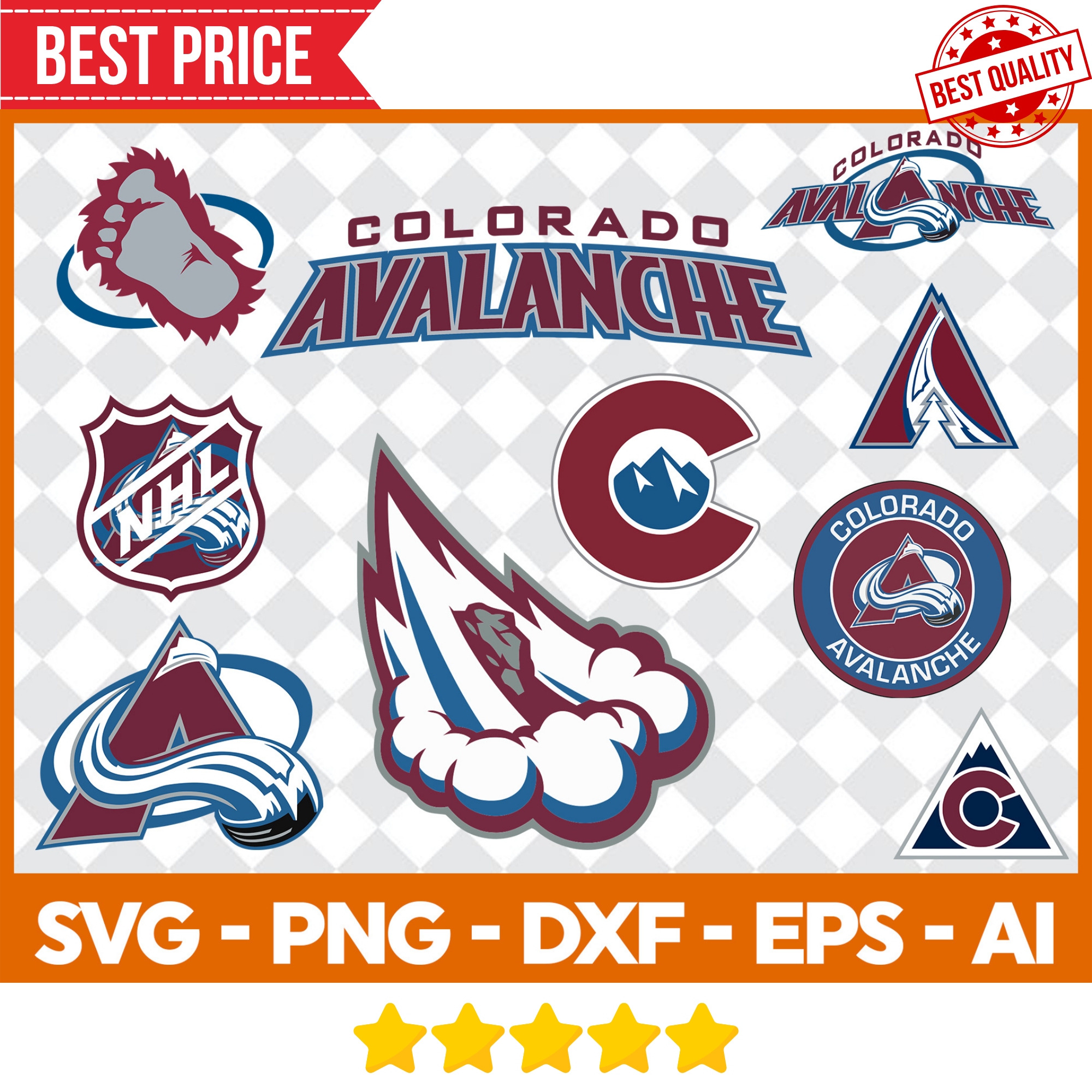 Colorado Avalanche Svg, NHL Logo Svg, Hockey Team Svg, Insta | Inspire ...