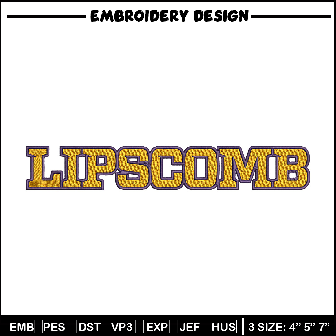 Lipscomb Bisons logo embroidery design, NCAA embroidery,Embr - Inspire ...