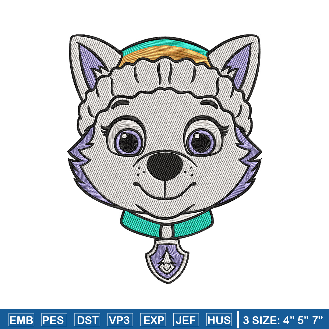 Everest Dog Embroidery Design, Paw Patrol Embroidery, Embroi | Inspire ...