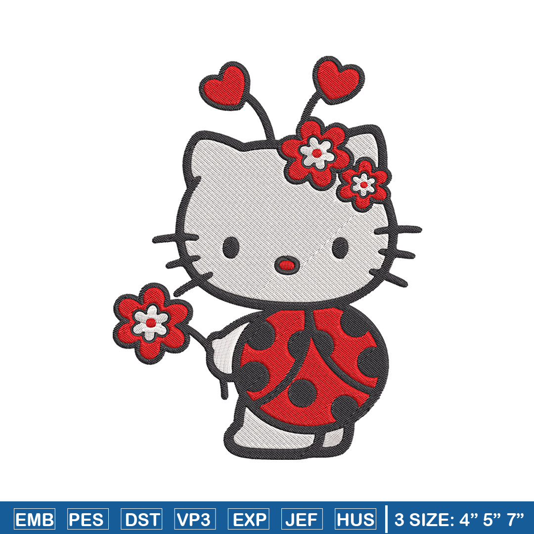 Hello kitty cute Embroidery Design, Hello kitty Embroidery,E | Inspire ...