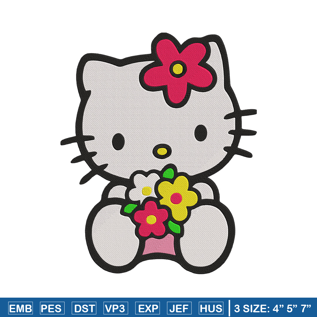Hello kitty Embroidery Design, Hello kitty Embroidery, Embro | Inspire ...