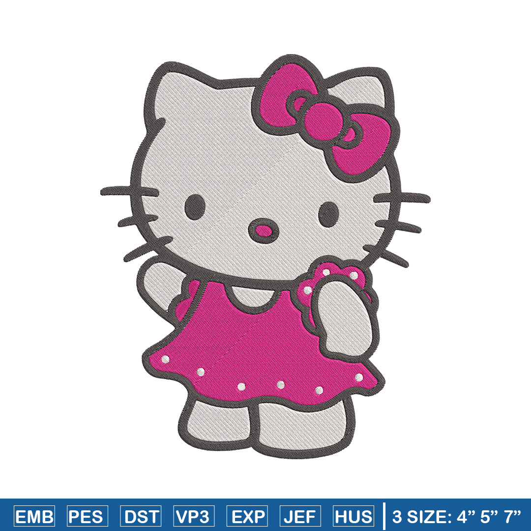 Hello kitty Embroidery Design, Hello kitty Embroidery, Embro | Inspire ...