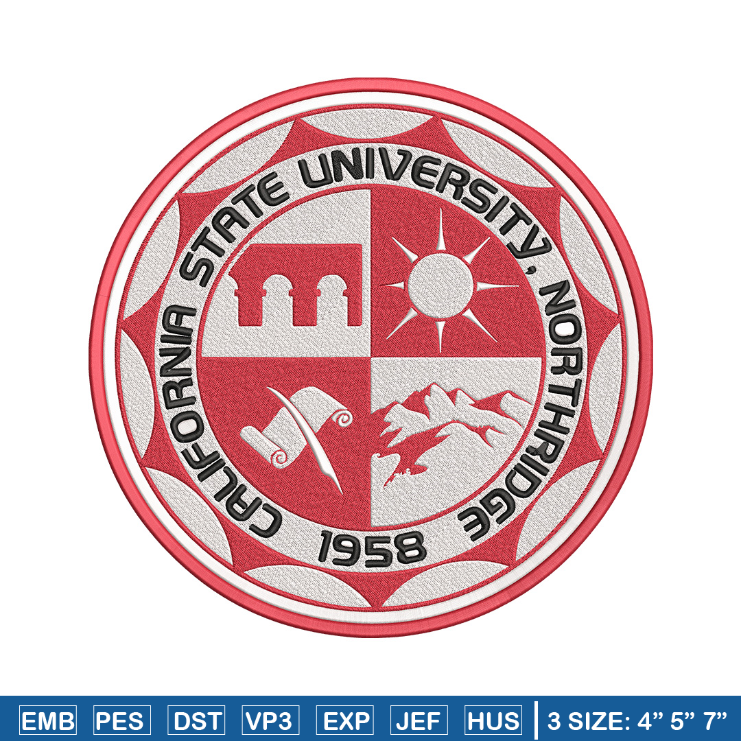 California State logo embroidery design,Sport embroidery, lo | Inspire ...