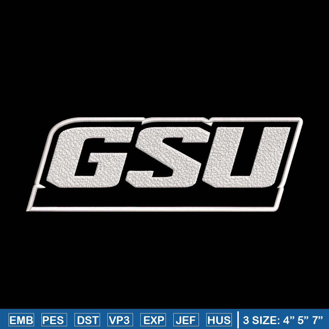 Georgia State logo embroidery design, NCAA embroidery, Sport | Inspire ...