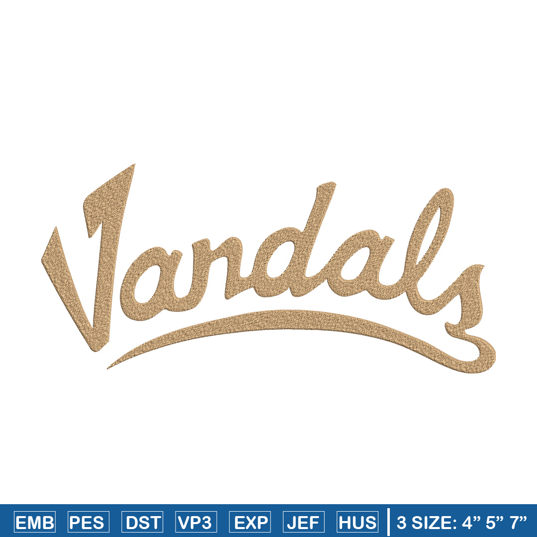 Idaho Vandals logo embroidery design,NCAA embroidery, Sport | Inspire ...