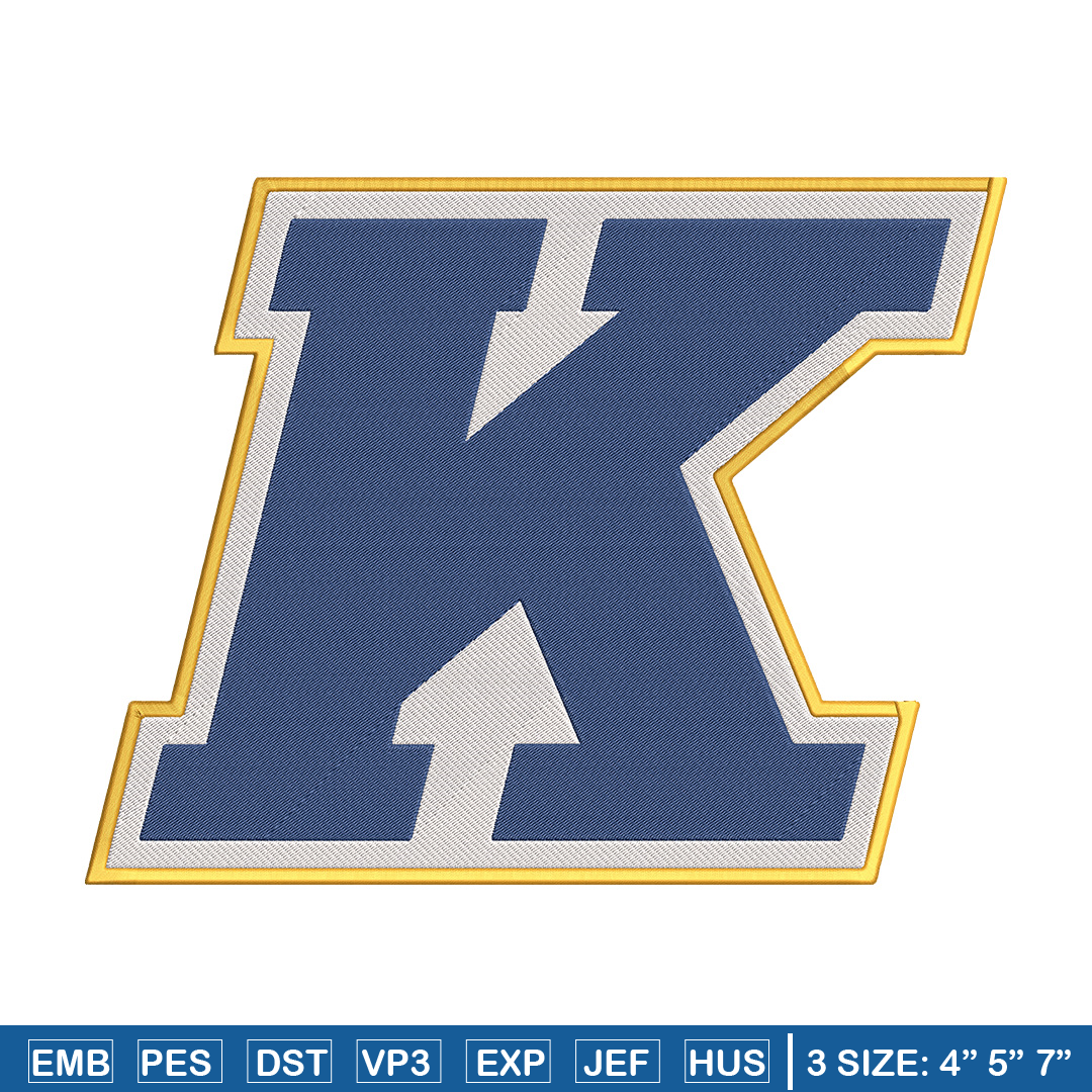 Kent State University logo embroidery design, NCAA embroider | Inspire ...