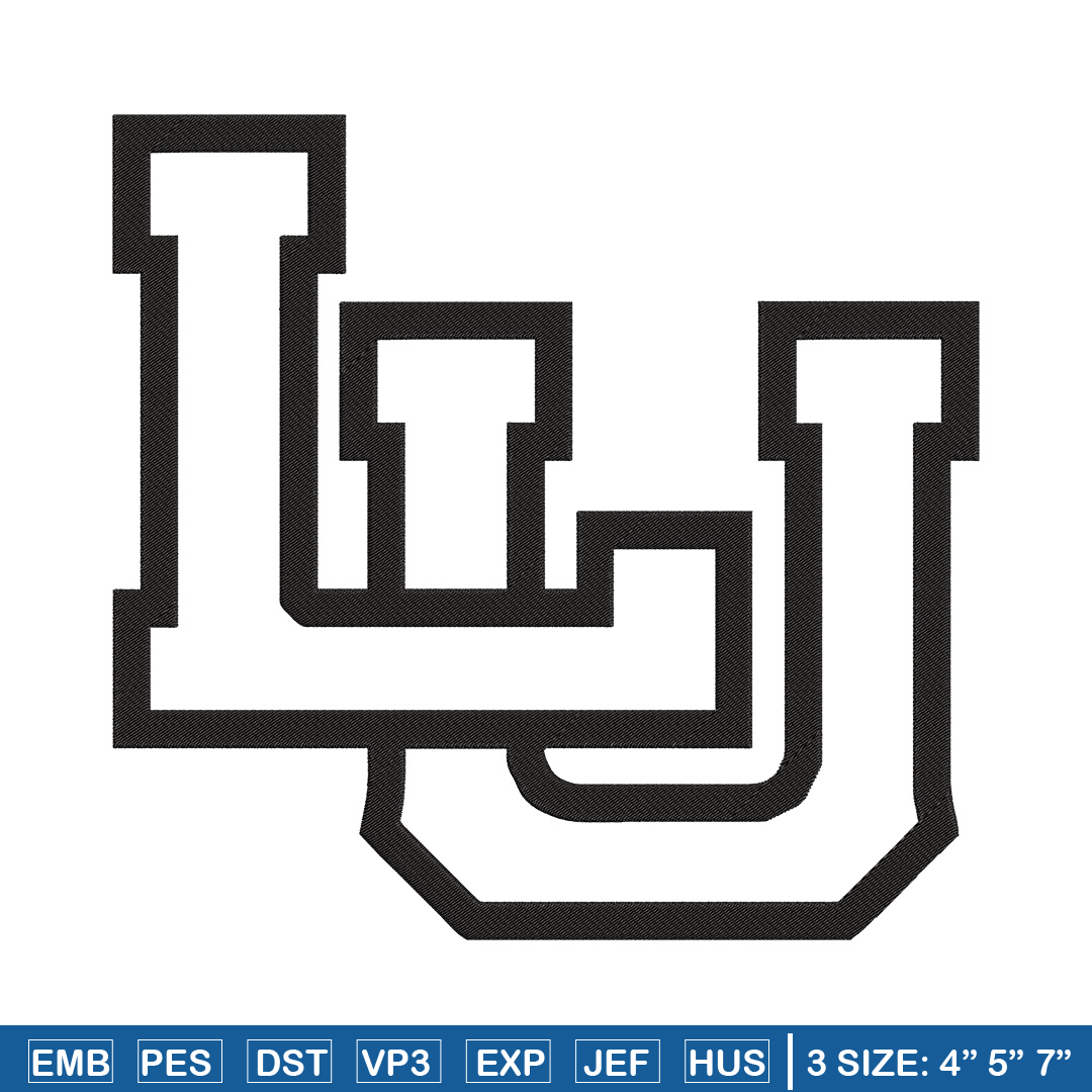 Lamar University logo embroidery design,NCAA embroidery,Spor | Inspire ...