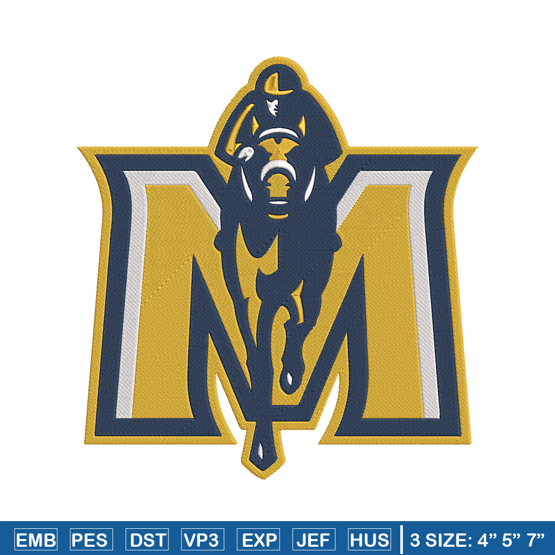 Murray State Racers logo embroidery design, NCAA embroidery, | Inspire ...