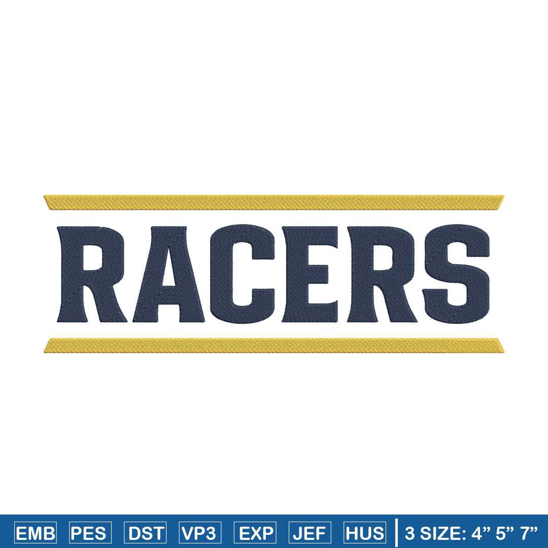 Murray State Racers logo embroidery design, NCAA embroidery, | Inspire ...