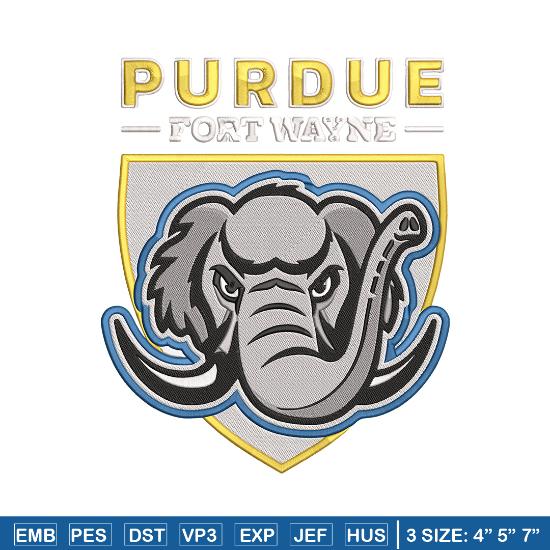 Purdue University logo embroidery design, NCAA embroidery,Sp | Inspire ...