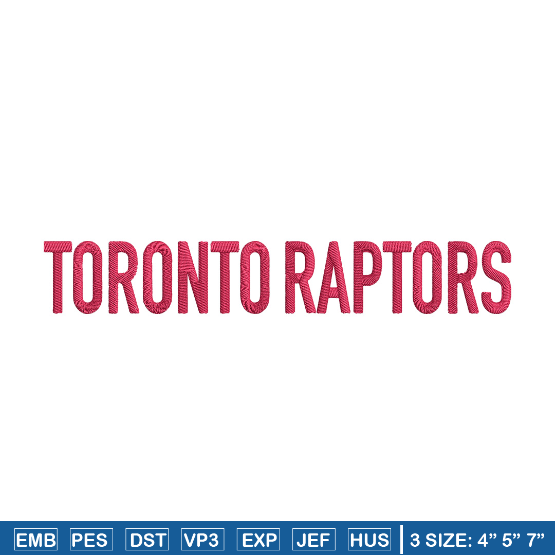 Toronto Raptors logo embroidery design, NBA embroidery,Sport | Inspire ...