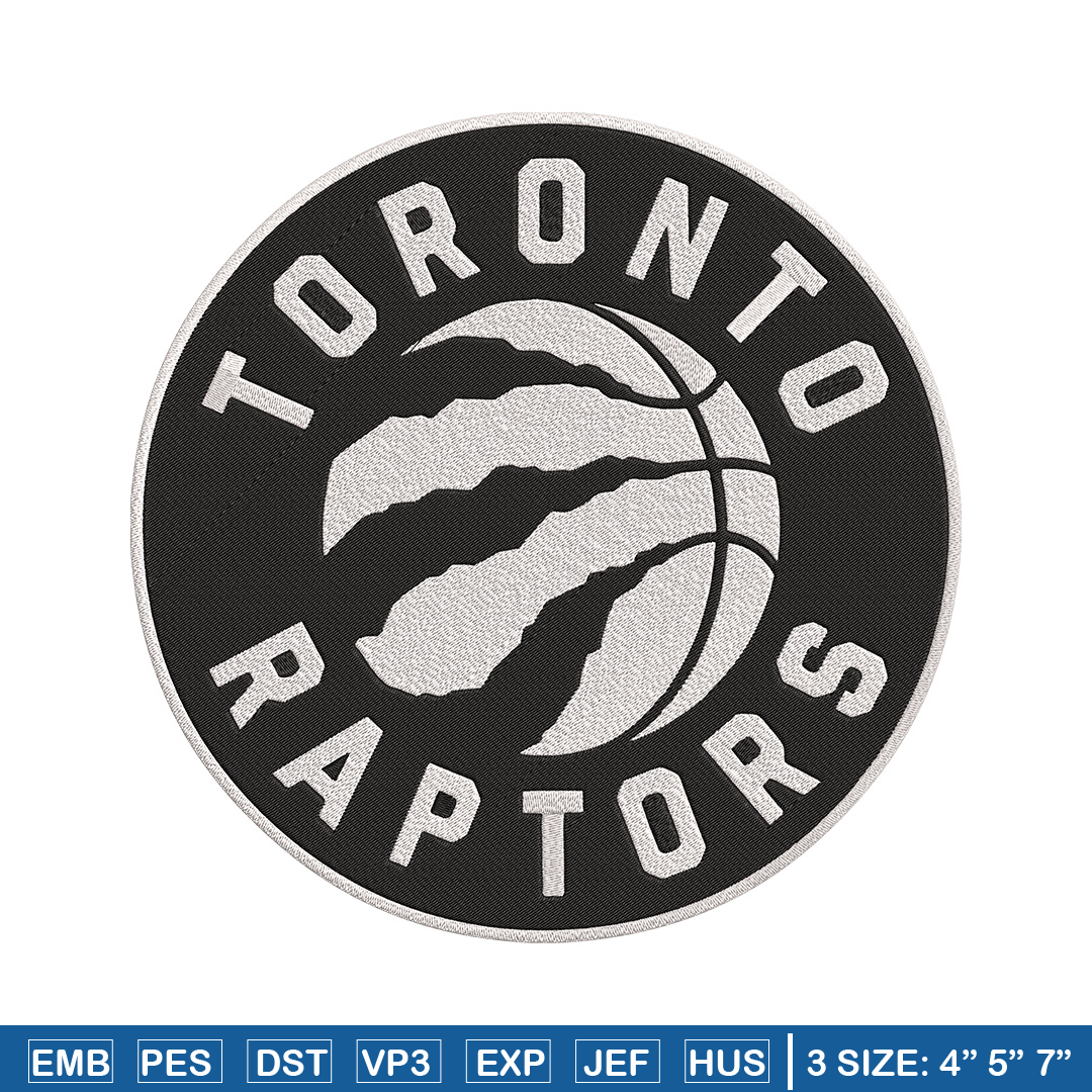 Toronto Raptors logo embroidery design,NBA embroidery, Sport | Inspire ...