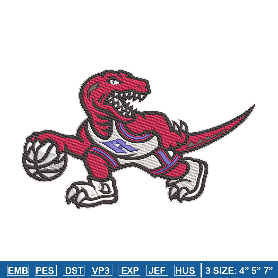 Toronto Raptors mascot embroidery design, NBA embroidery, Sp | Inspire ...