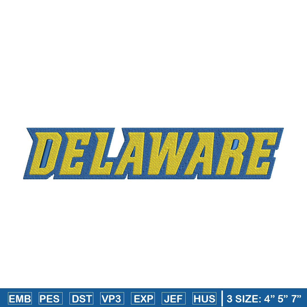 University of Delaware logo embroidery design, NCAA embroide | Inspire ...
